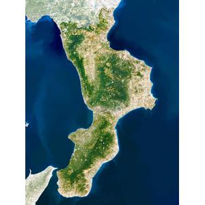 Planet Observer Regional-Karte Region Kalabrien