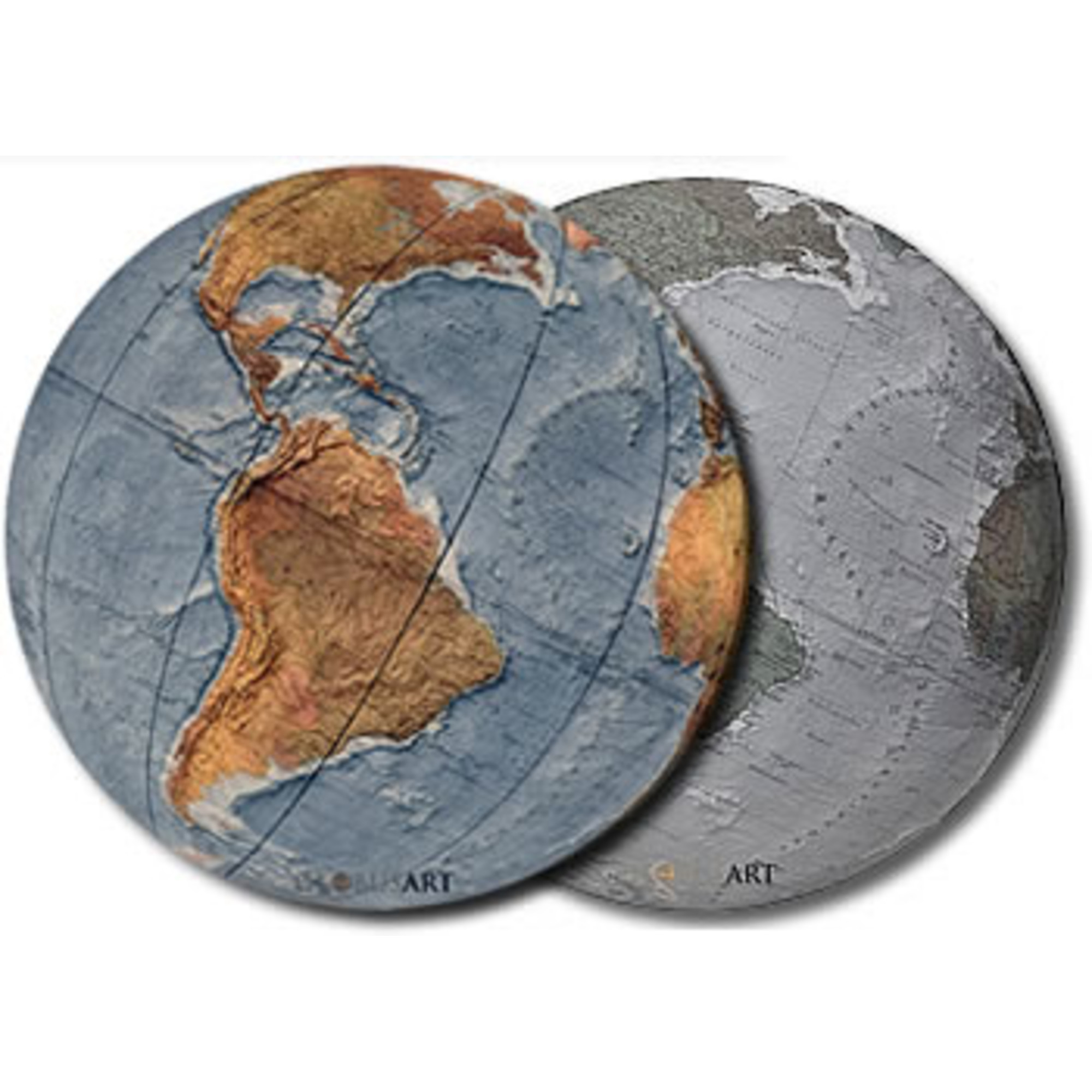 Columbus Globus Duo Alba Swarovski 40cm